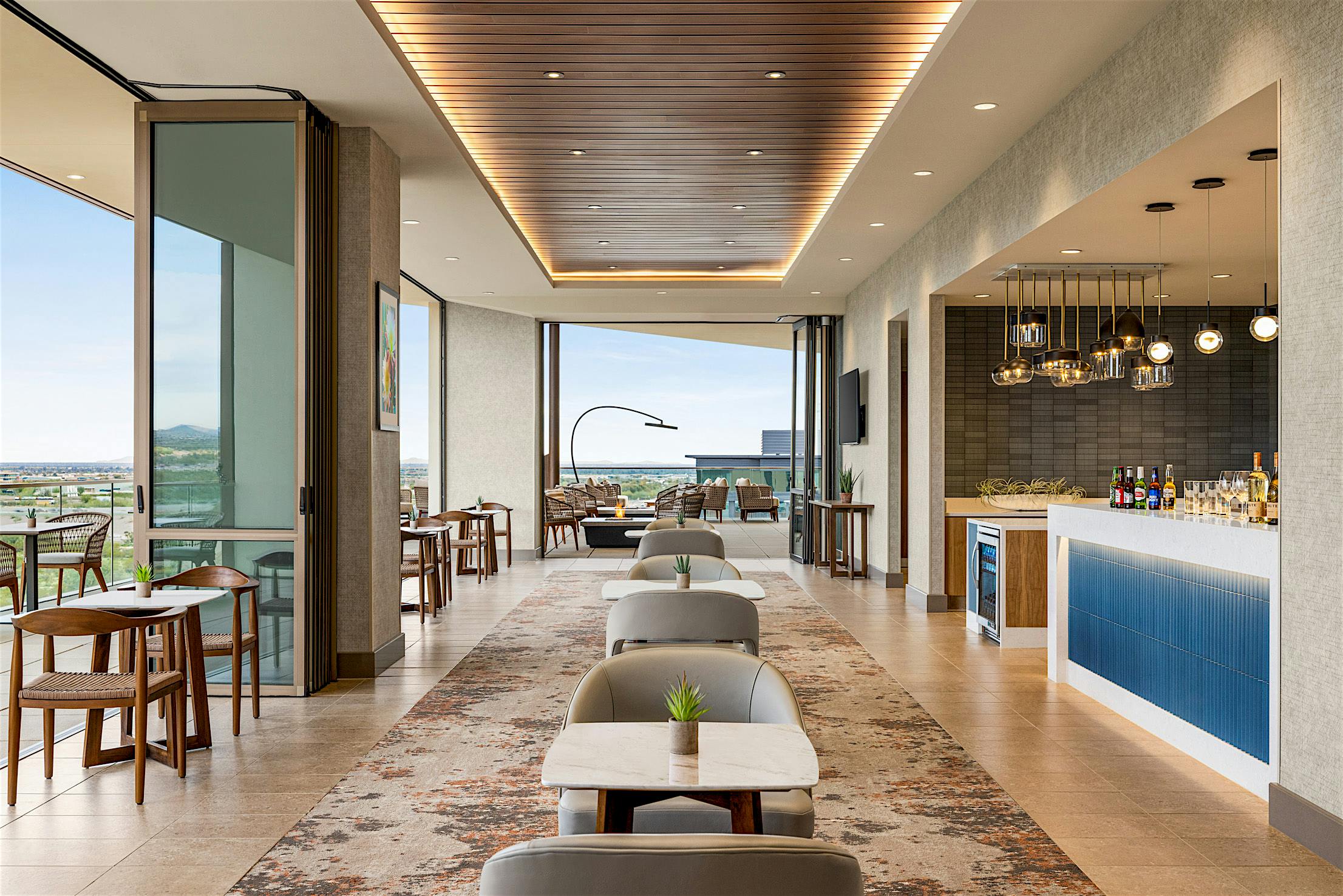 Scottsdale's Desert-Inspired Oasis and Operable Glass Doors